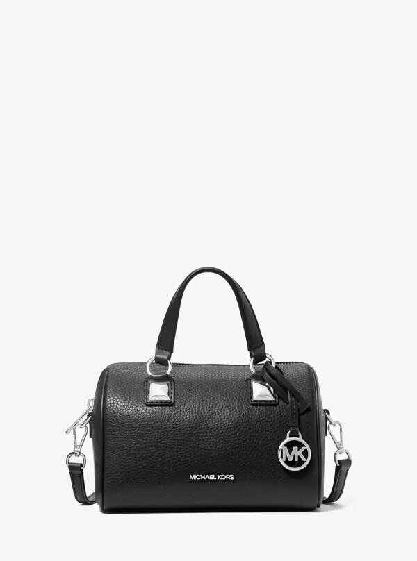 Michael Kors Grayson Small Pebbled Leather Crossbody Bag - Black