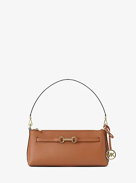 Michael Kors Leather Convertible Crossbody Bag - Brown