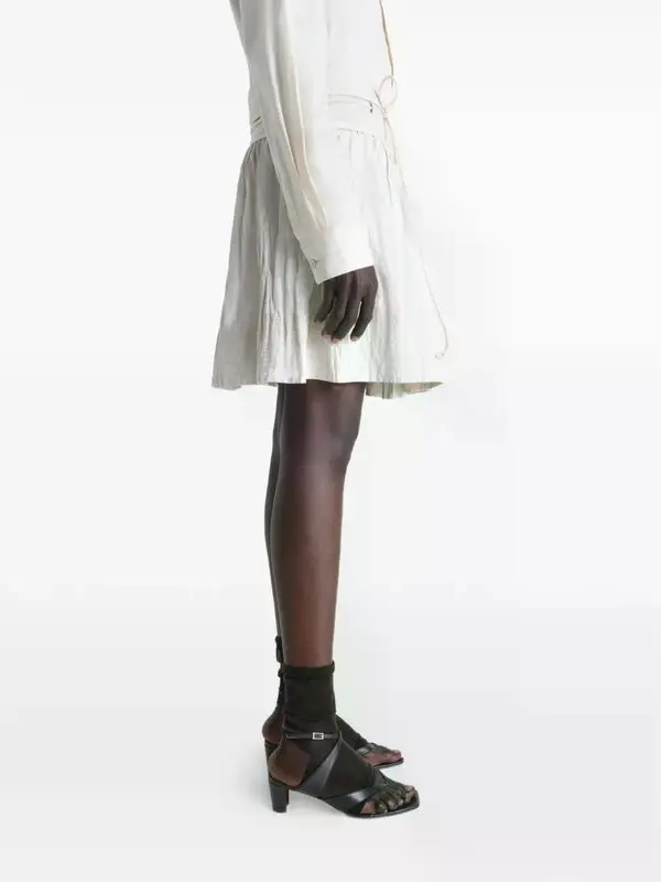 LEMAIRE Crinkled Wrap Skirt - Neutrals