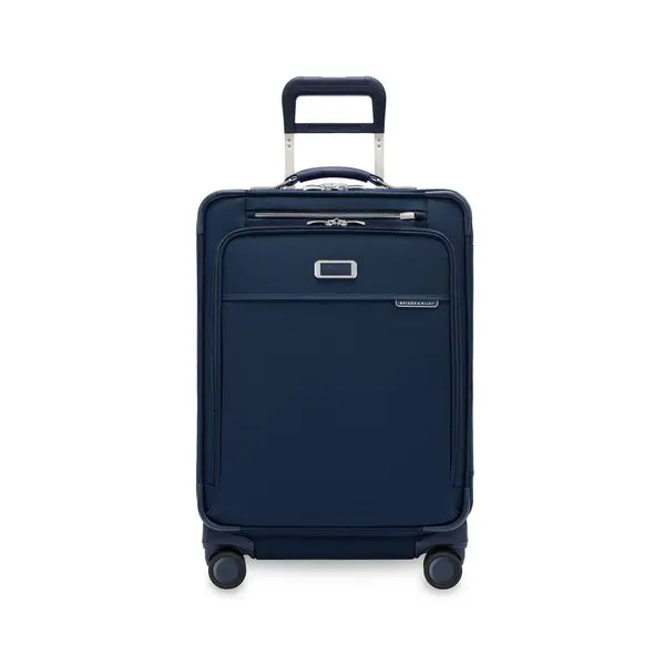 Briggs & Riley 24" Checked Expandable Spinner Suitcase - Navy
