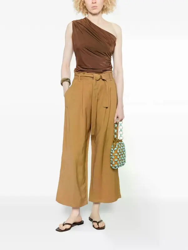 MARSEM One-shoulder Top - Brown