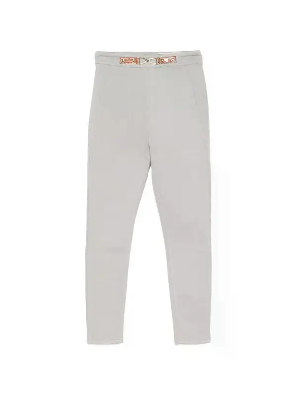 Elisabetta Franchi Belted Jeans - Grey