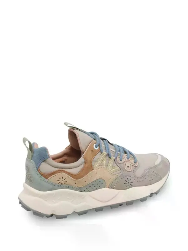 FLOWER MOUNTAIN Yamano 3 Suede Leather Sneakers - Neutrals