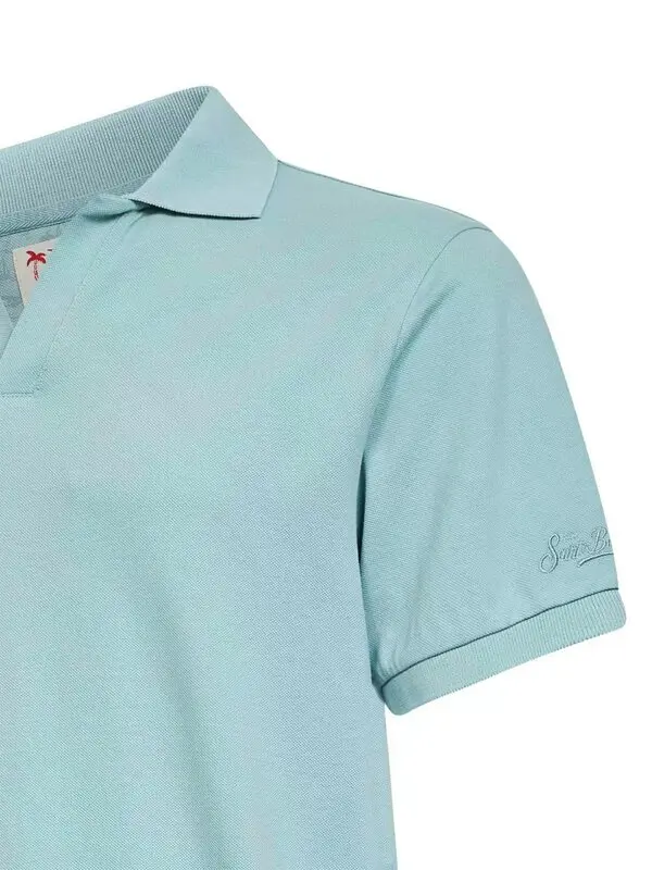 MC2 SAINT BARTH Charles Embroidered T-shirt - Blue