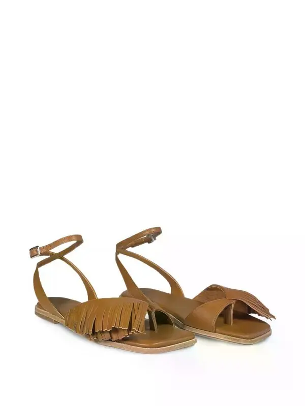 VIC MATIE Fringed Flat Sandals
