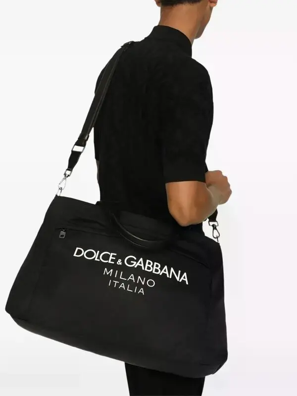 Dolce & Gabbana Logo Print Shoulder Bag