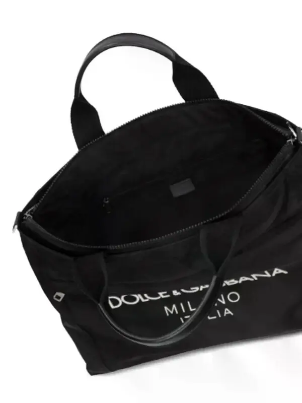Dolce & Gabbana Logo Print Shoulder Bag