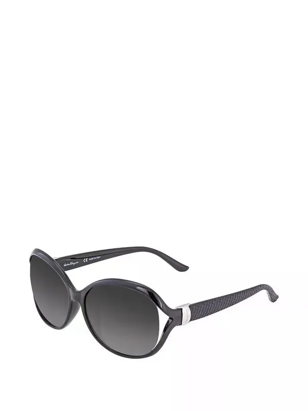 FERRAGAMO Oval Full-rim Sunglasses