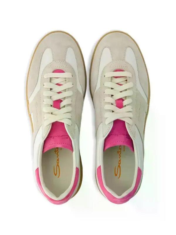 Santoni Olympic Lace-up Sneakers - Neutrals