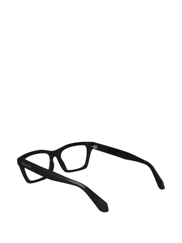 FERRAGAMO Square Full-rim Eyeglasses - Black