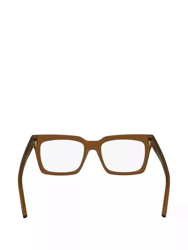 FERRAGAMO Square Full-rim Eyeglasses - Brown