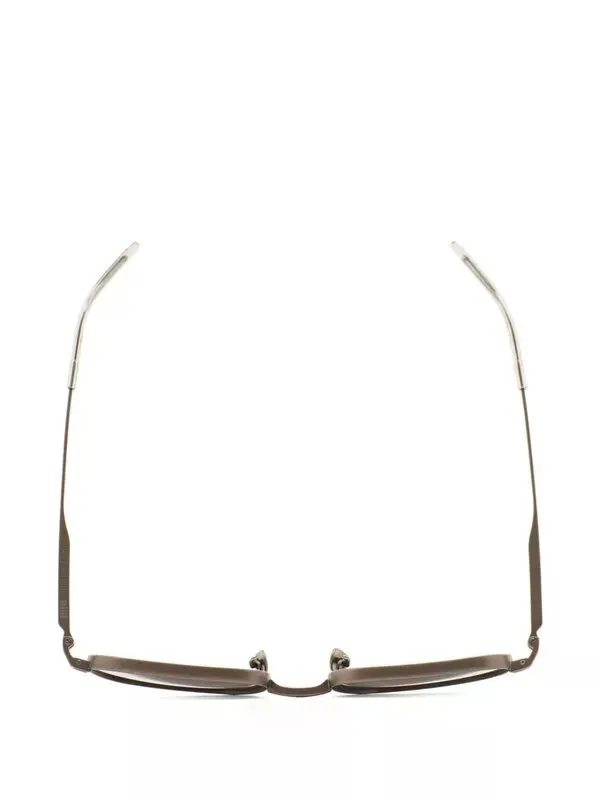 KALEOS Rectangle-frame Sunglasses - Brown