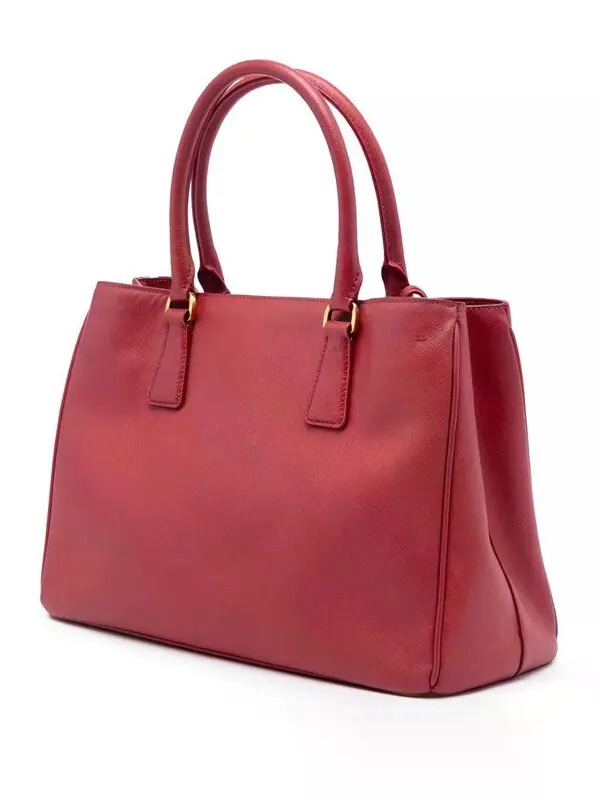 Prada Medium Saffiano Lux Galleria Satchel - Red
