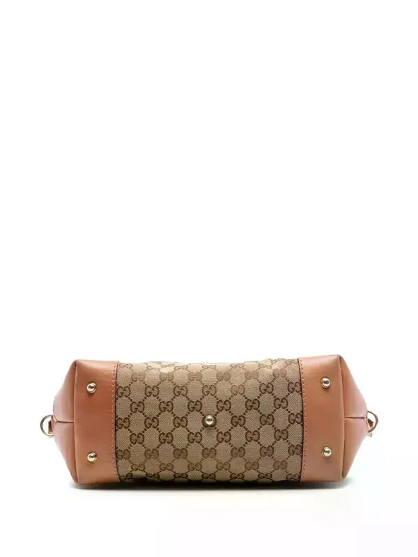 Gucci Gg Canvas Heart Bit Satchel - Neutrals