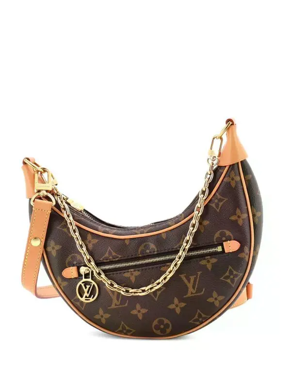 LOUIS VUITTON Loop Handbag Monogram Canvas Hobo Bag