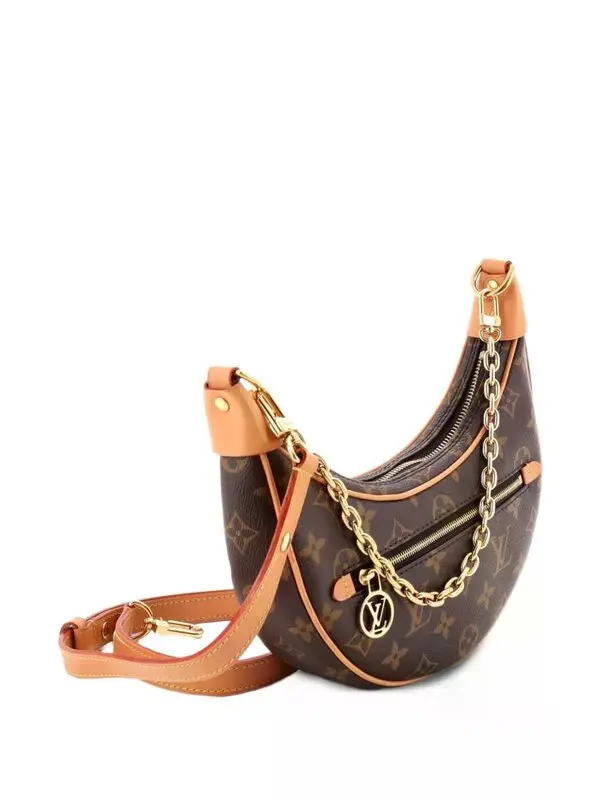 LOUIS VUITTON Loop Handbag Monogram Canvas Hobo Bag