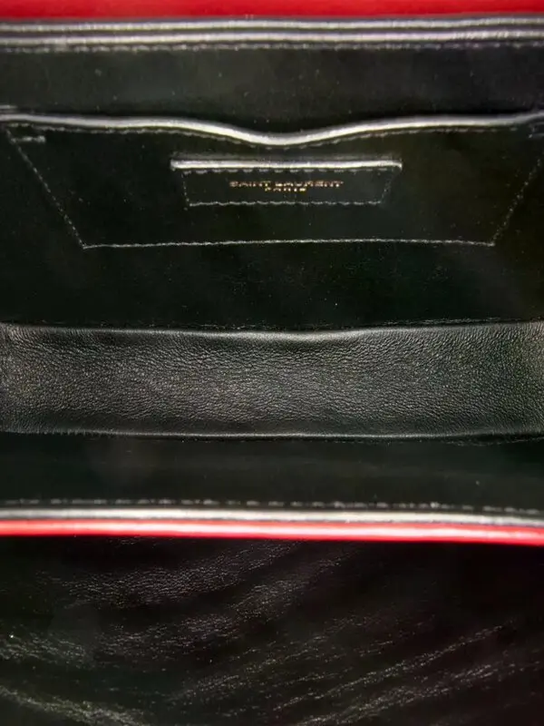 Saint Laurent 2020 Medium Solferino Satchel - Red