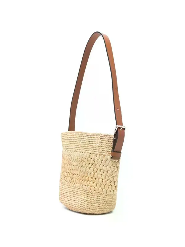 Manebí Woven-raffia Shoulder Bag