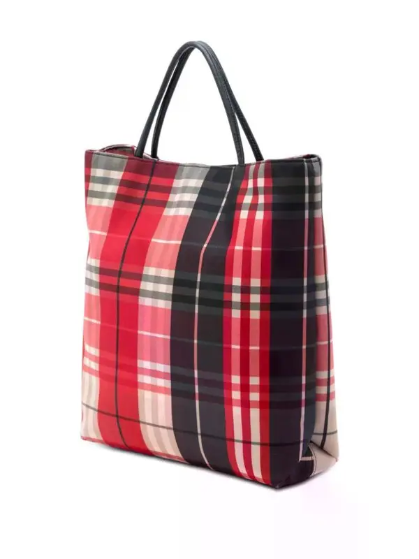 Burberry House Check Canvas Tote Bag