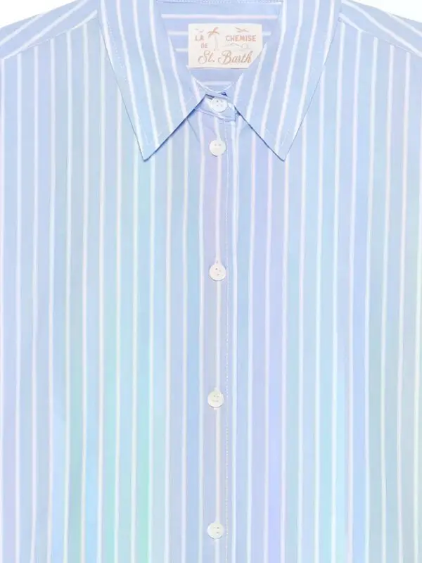 MC2 SAINT BARTH Striped Buttoned Shirt
