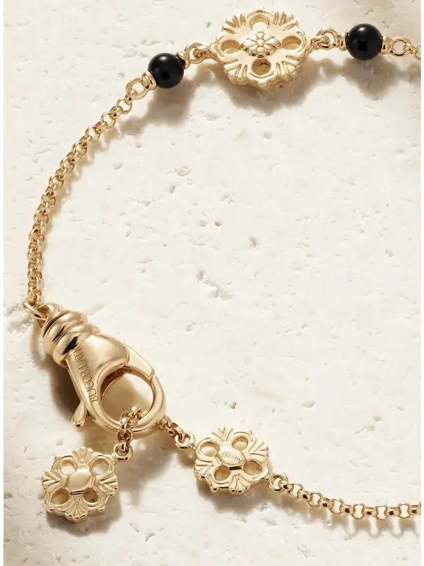Buccellati Opera Tulle 18-karat And Onyx Bracelet