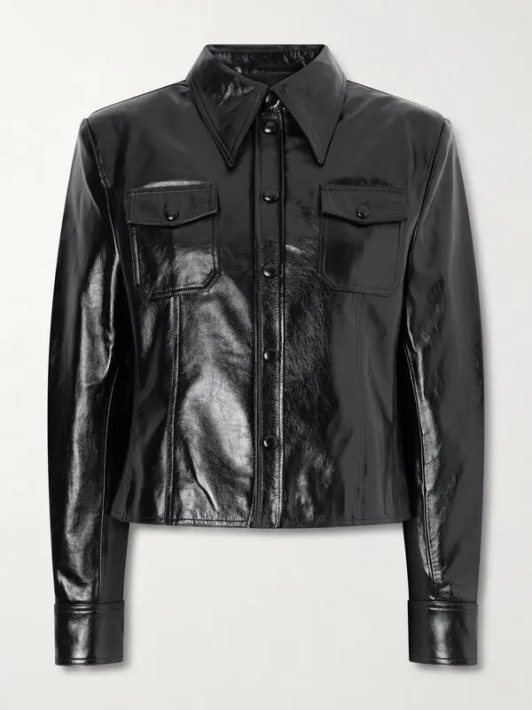 WILLY CHAVARRIA Chavela Leather Jacket - Black