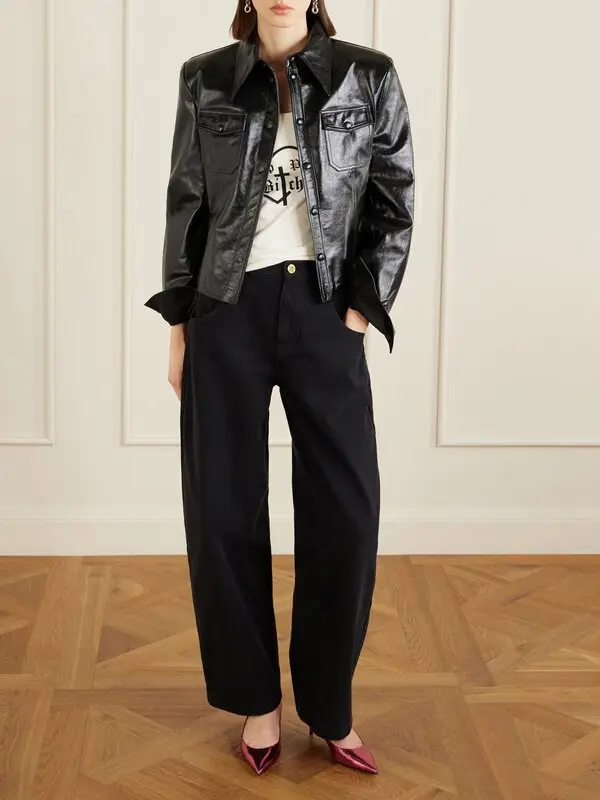 WILLY CHAVARRIA Chavela Leather Biker Jacket
