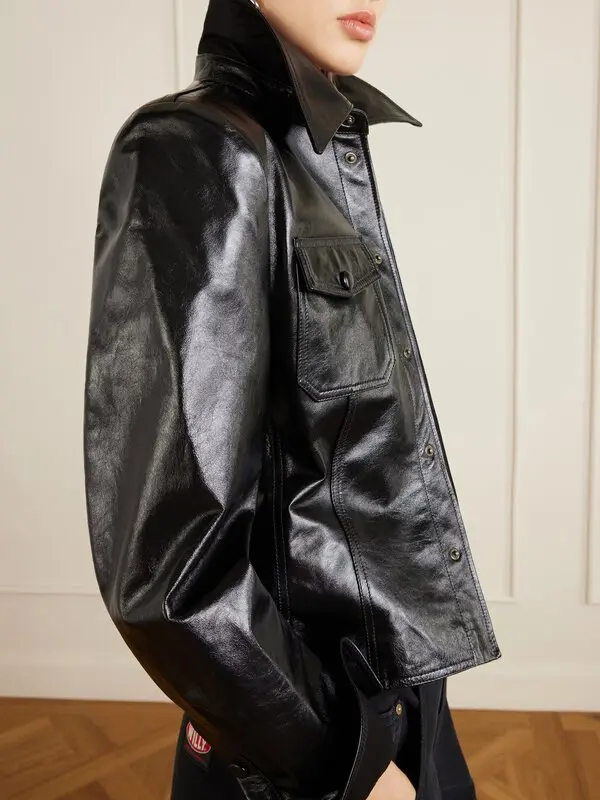 WILLY CHAVARRIA Chavela Leather Biker Jacket