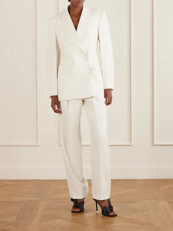 Givenchy Double-breasted Wool And Mohair-blend Cady Blazer