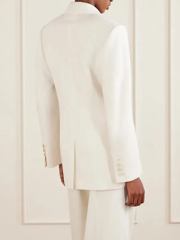 Givenchy Double-breasted Wool And Mohair-blend Cady Blazer