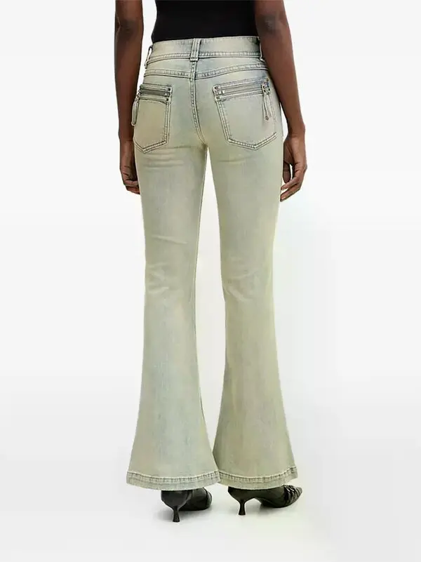 Miss Sixty Zip-pocket Flared Jeans