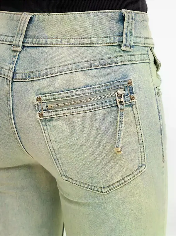 Miss Sixty Zip-pocket Flared Jeans
