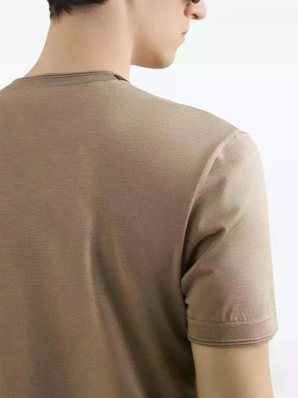 Dolce & Gabbana Short-sleeved Silk T-shirt