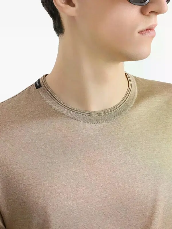 Dolce & Gabbana Short-sleeved Silk T-shirt