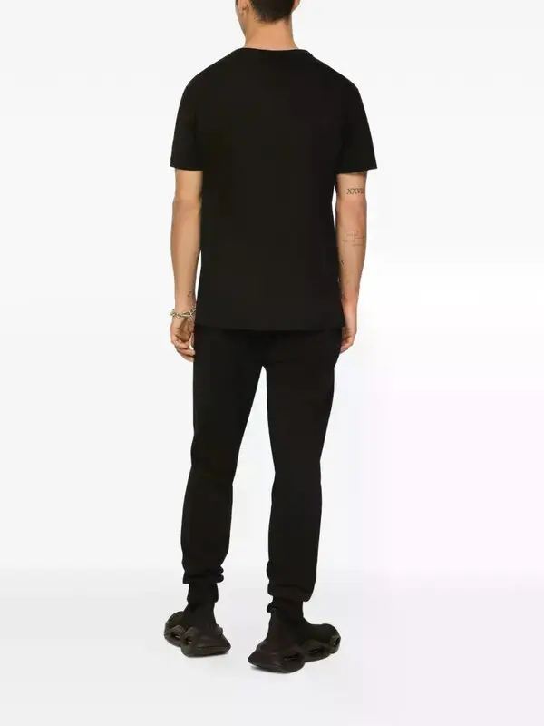 Dolce & Gabbana Cotton T-shirt With Branded Tag