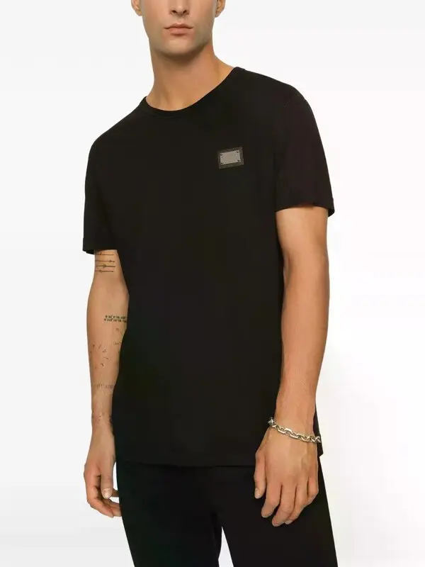 Dolce & Gabbana Cotton T-shirt With Branded Tag