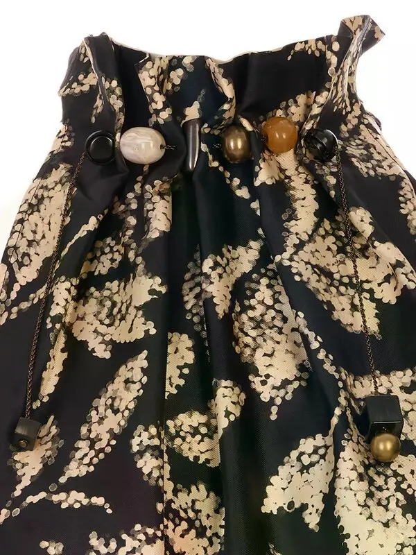 Max Mara Cartone Beaded Floral-print Maxi Dress - Black