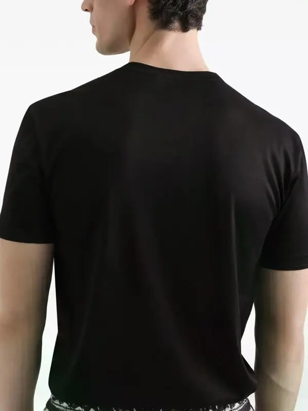 Dolce & Gabbana T-shirt In Melange Jersey - Black