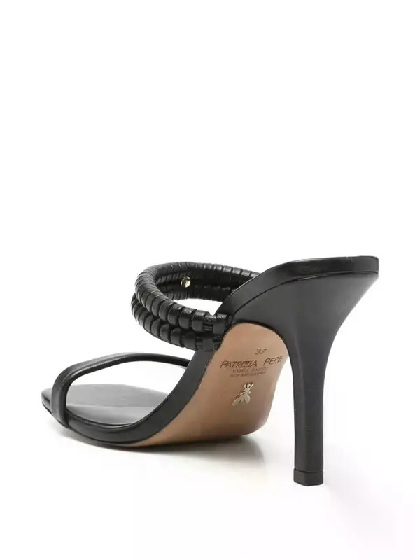 Patrizia Pepe Leather Stiletto Sandals