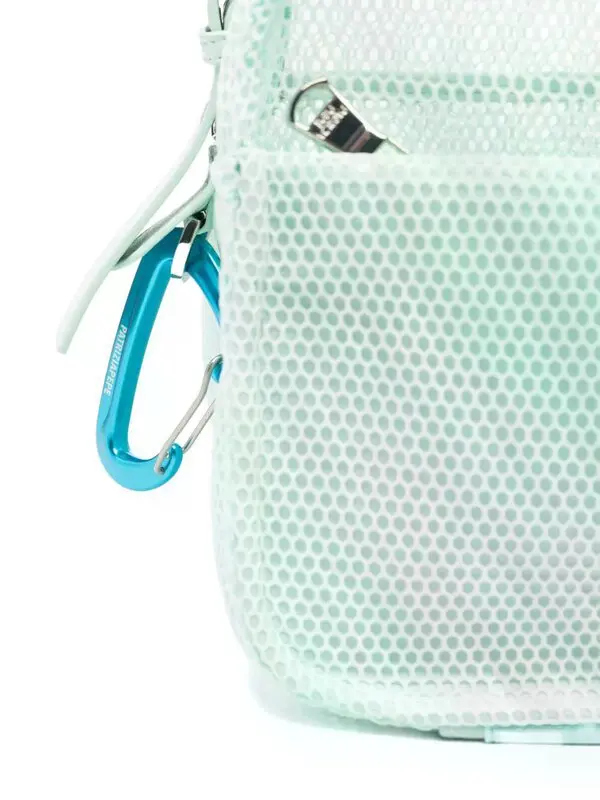 Patrizia Pepe In My Space Mesh Shoulder Bag - Green