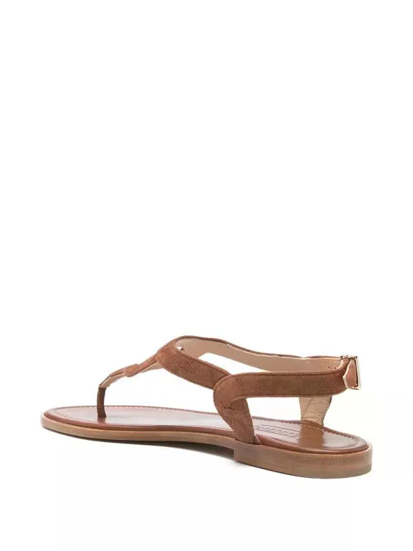 Fratelli Rossetti Buckle-strap Flat Sandals - Brown