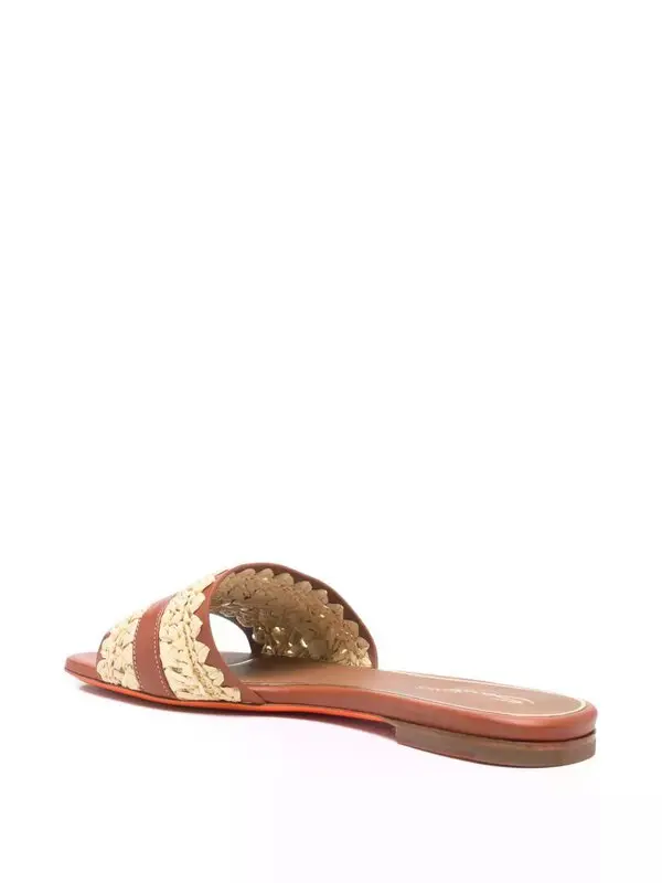Santoni Open-toe Flat Sandals