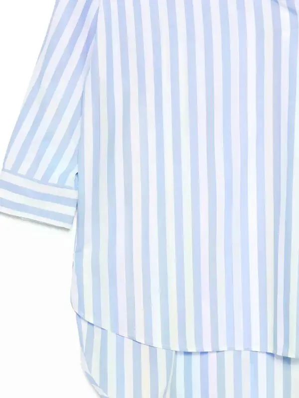 BARBA NAPOLI Striped Collared Shirt