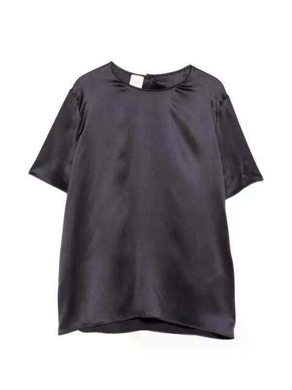 Eleventy Short-sleeved Blouse - Blue