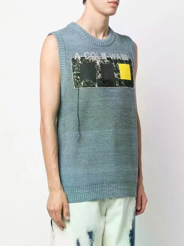 A-COLD-WALL* Patch-detail Sleeveless Jumper