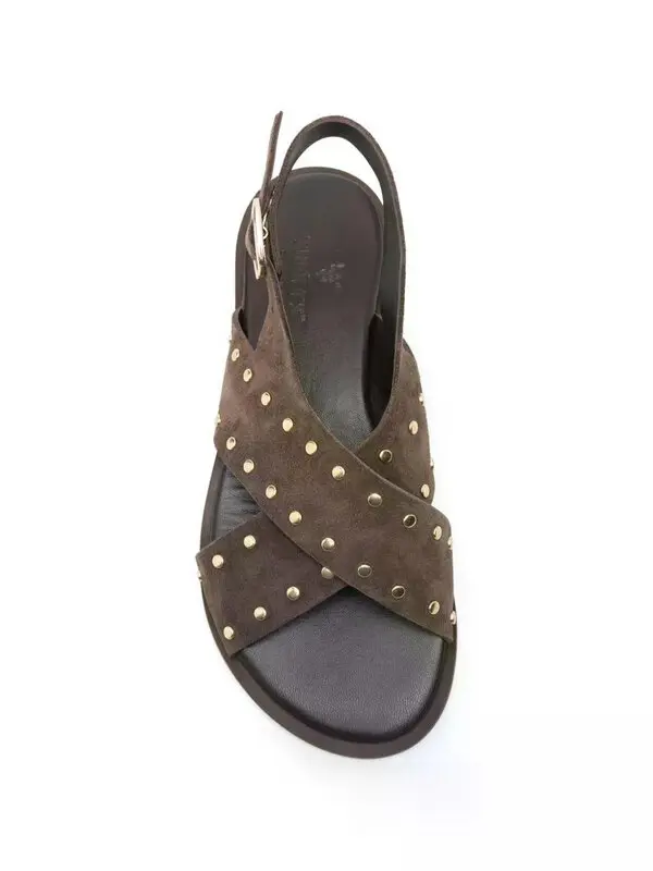 THERA'S Studded Criss-cross Sandals