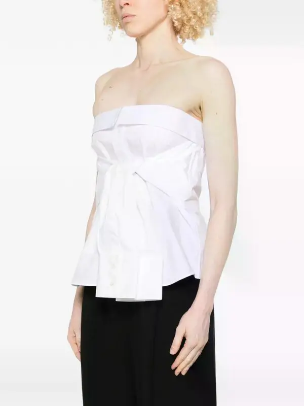 Giuseppe Di Morabito Knotted Strapless Top