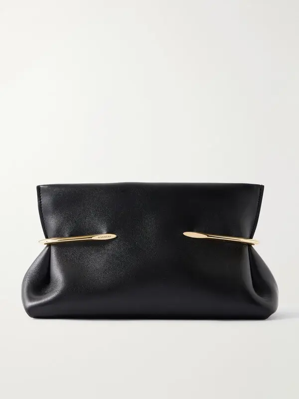 Givenchy Pinch Leather Clutch - Black