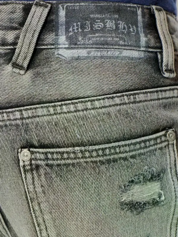 MISBHV Distressed Flared Jeans