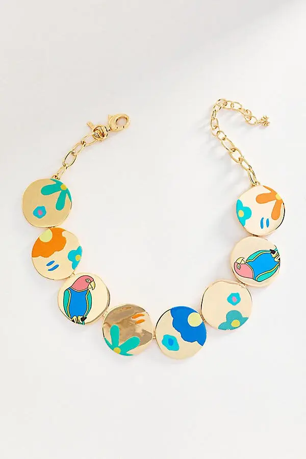 Lele Sadoughi Marisol Necklace - Sherbert Spray